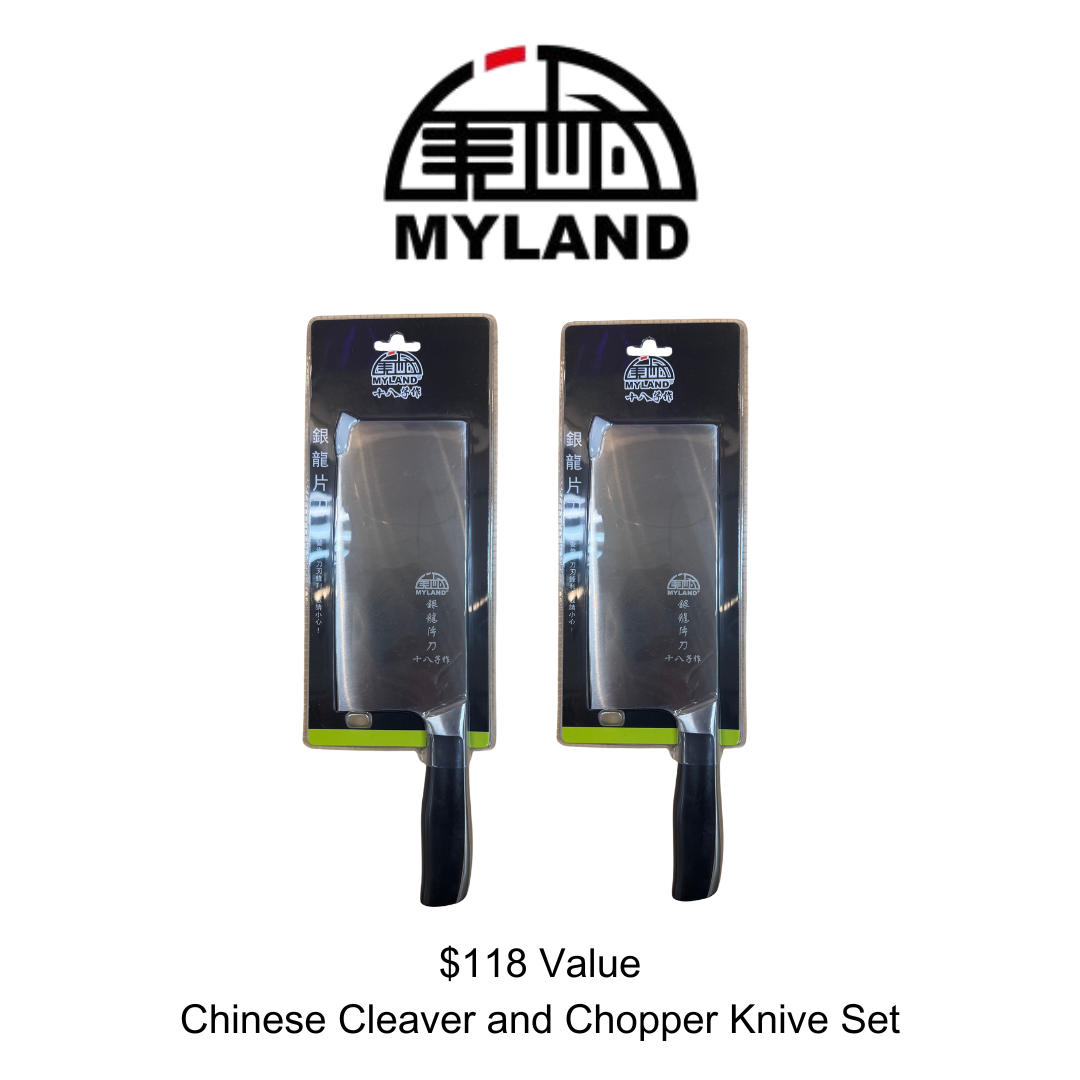 Myland Cleaver and Nakiri Knife Set 2Pc