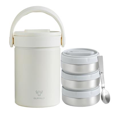 BUFFALO Food Container, 1700ML, Matte White